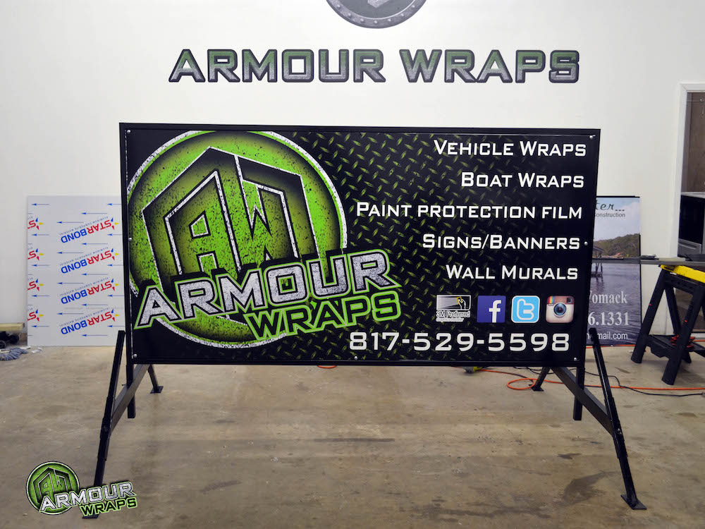 Curb Sign Armour Wraps - Armour Wraps LLC.